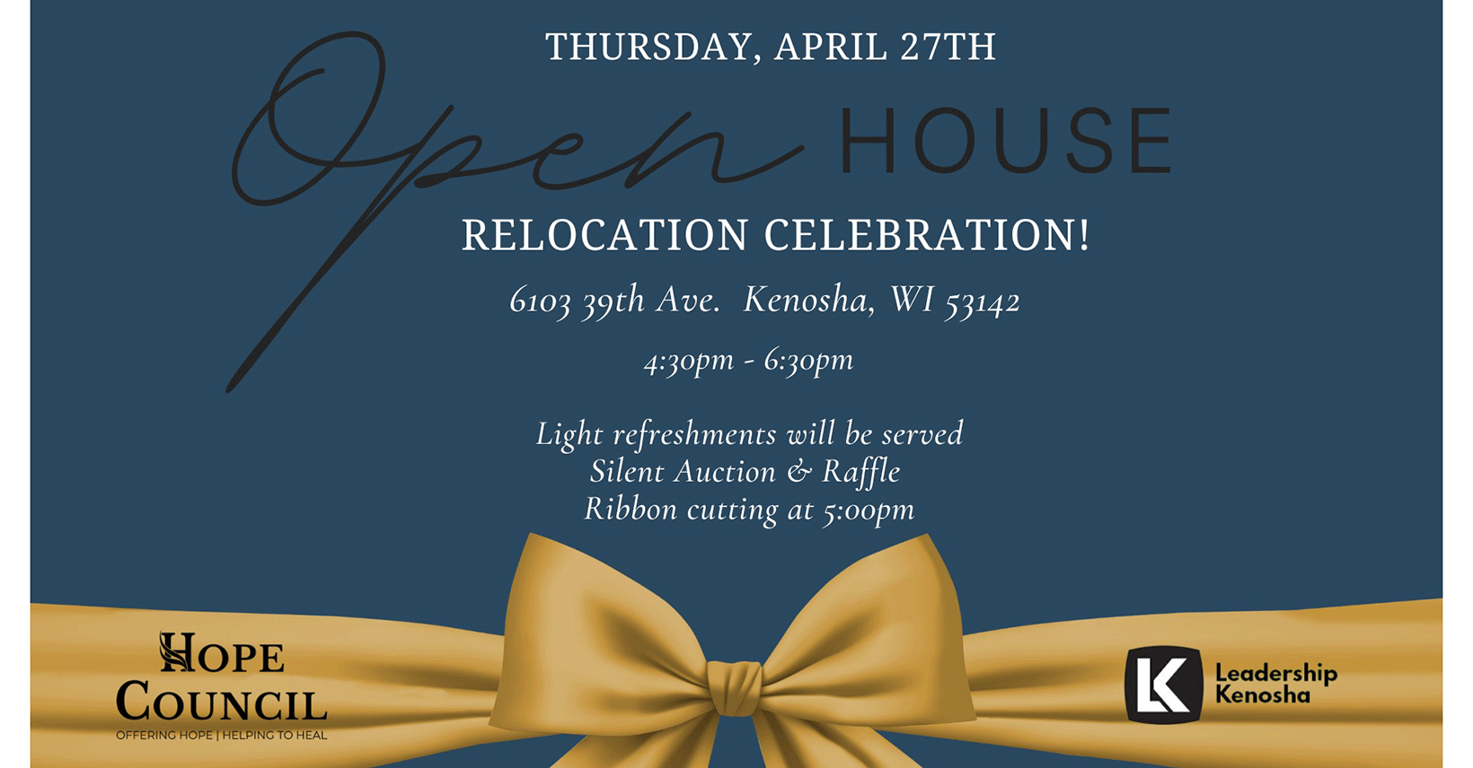 Hope Council hosting Open House Celebration Thursday, April 27 ...